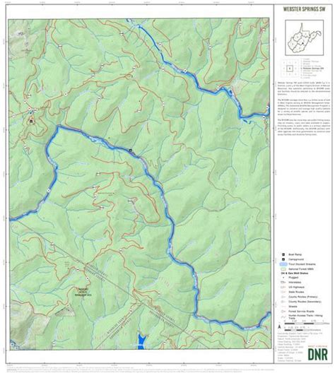 Webster County Wv Quad Maps Bundle Map By Wv Division Of Natural