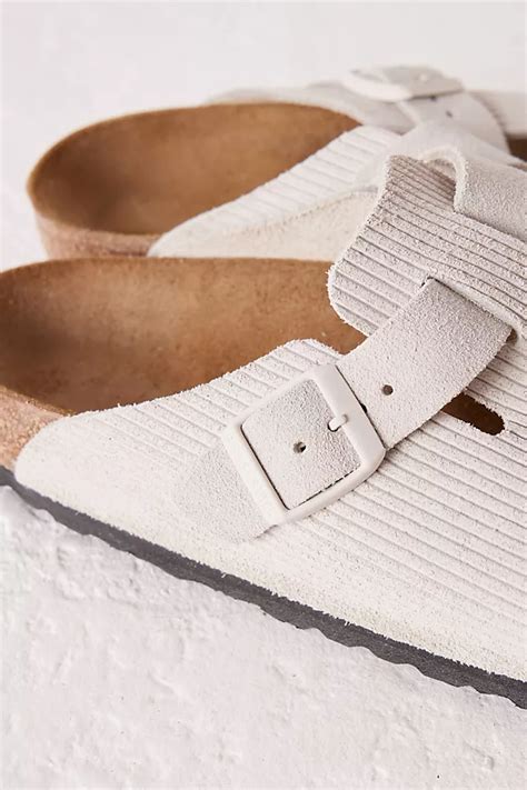 Birkenstock Boston Suede Corduroy Clogs Anthropologie Uk