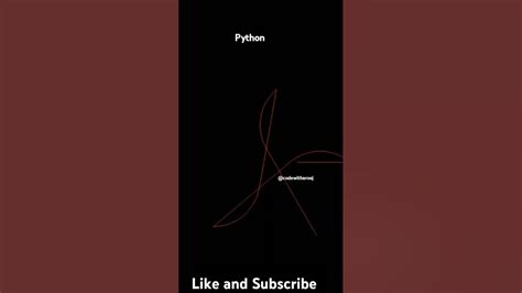 Python Pythontutorial Pythonprogramming Beautiful Flower Design Cool Youtube