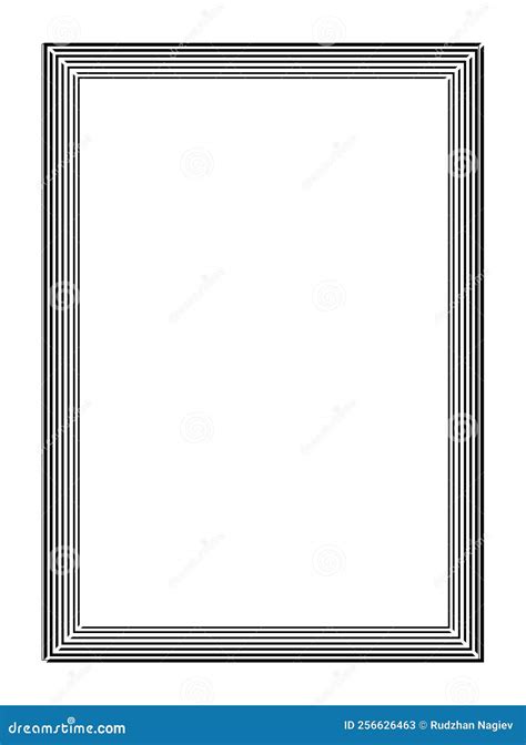 Decorative Linear Frame Stock Vector Illustration Of Invitation