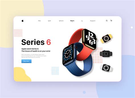 APPLE WATCH SERIES LANDING PAGE DESIGN On Behance