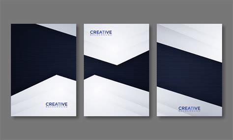 추상적인 다크 블루와 실버 그라데이션 페이퍼컷 기하학적 배경 현대 미래 지향적 인 배경 방문 페이지 책 표지 브로셔 전단지 잡지 모든 브랜딩 배너 헤더 프리젠 테이션 및