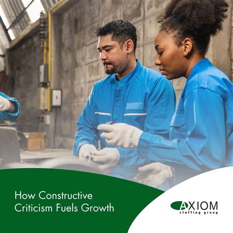 How Constructive Criticism Fuels Growth Axiom Staffing Group
