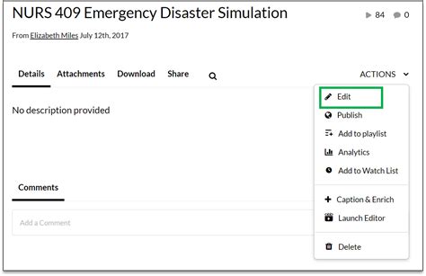 Add Closed Captioning To Older Kaltura Recordings Nursing Education