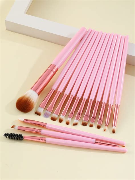 15pcs Duo Fiber Makeup Brush Set
