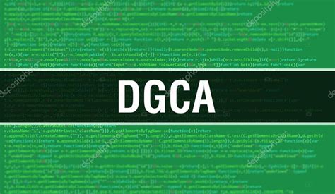 concepto dgca con partes aleatorias del código del programa dgca con programación de código