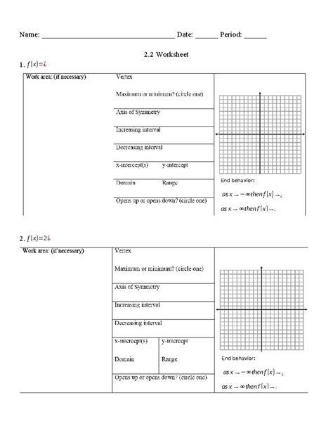 22 Ws 22 Ws Name Date Period 2