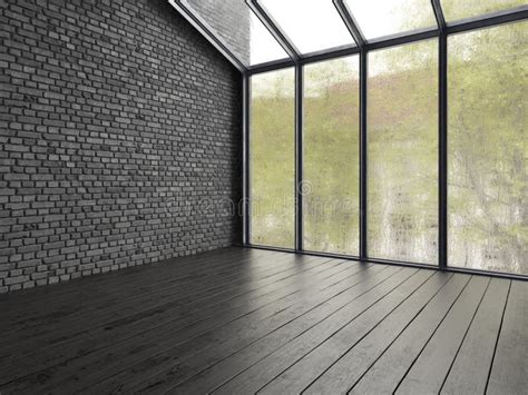 Interior Empty Room 3D Rendering Stock Photo Image Of Modern Indoor
