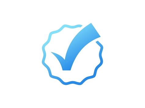 Icono Aprobado Moderno Marca De Verificación De Flecha Blanca Con