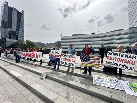 Protest u Sarajevu veoma slab odziv građana TIP ba