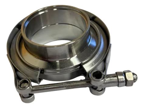 Abraçadeira Vband Em Inox 304 Com Flanges 4 Polegadas Parcelamento Sem Juros