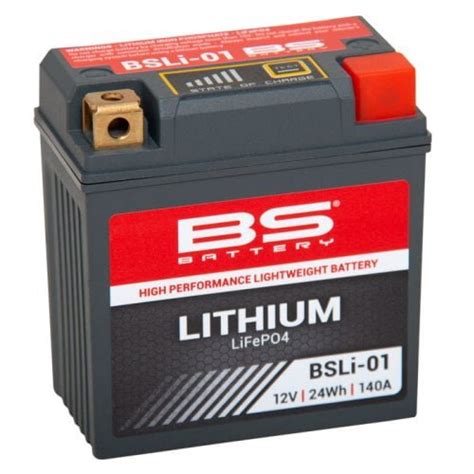 BS BSLI-01 - Μπαταριά μοτοσυκλέτας Λιθίου BS BSLI-01