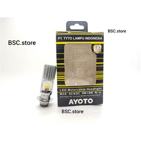 Jual DI JAMIN ORIGNAL AYOTO Lampu Utama Led H Ayoto M A Sisi Ac Dan Dc M Kaki Pnp Semua