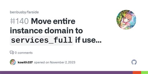 Move Entire Instance Domain To Services Full If Use Cloudflare Dns