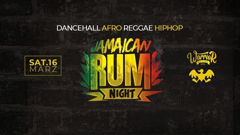 Sa 1603 Jamaican Rum Night Im U Club • Dancehall Afrobeats And Reggae