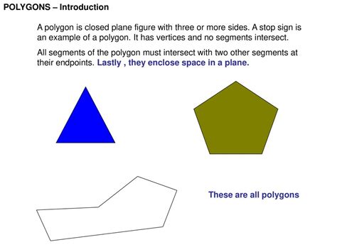stop polygons introduction ppt download