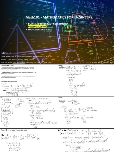 Module 5 Partial Fractions Pdf