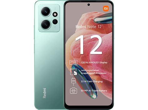 Xiaomi Redmi Note Gb Mint Green Dual Sim Mint Green Ja Smartphone Mediamarkt