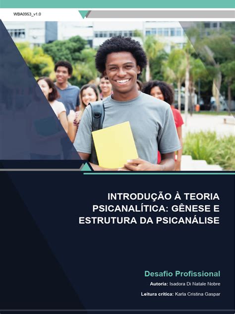 Introdução À Teoria Psicanalítica Desafio Profissional Pdf