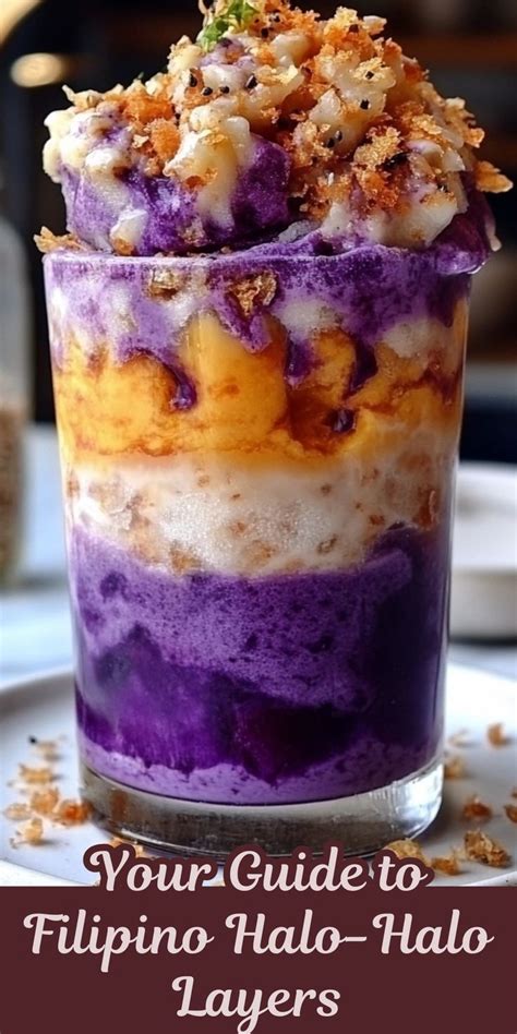 Halo Halo Dessert Recipe Yumfoodusa Recipe Filipino Food Dessert