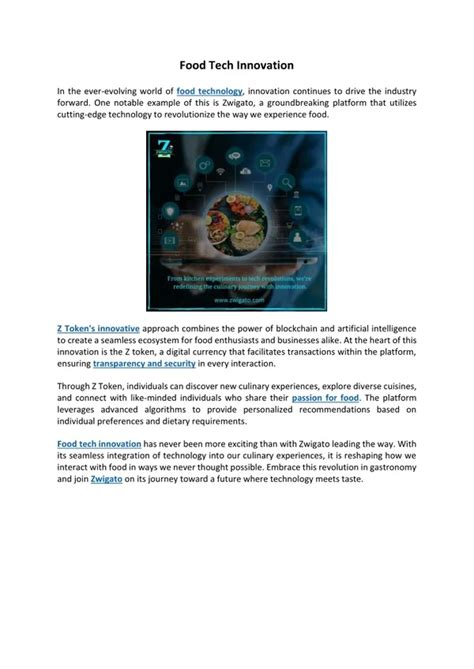 Ppt Food Tech Innovation Powerpoint Presentation Free Download Id