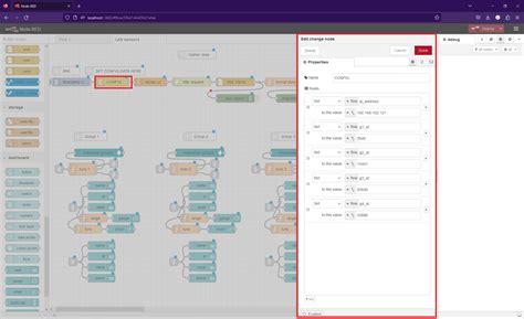 HWg NR Node RED STE R Integration Example LAN HW Group