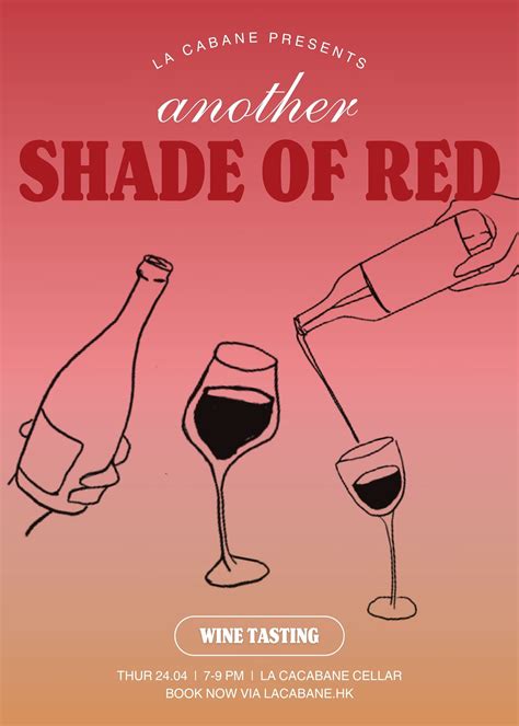 Another Shade Of Red Tasting 24042025 La Cabane Hong Kong