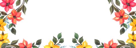 Colorful Floral Banner Background Design 692859 Vector Art At Vecteezy