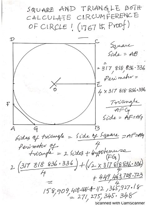 Pdf Square And Triangle Both Calculate The Circumference Of Circle