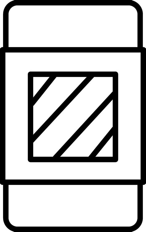 Black Line Art Eraser Icon In Flat Style Vector Art At Vecteezy