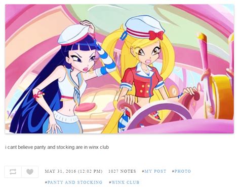 Panty And Stocking In Winx Club Panty And Stocking Know Your Meme