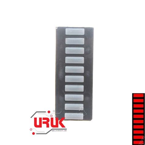 10 Segment Red LED Bar Display UrukTech