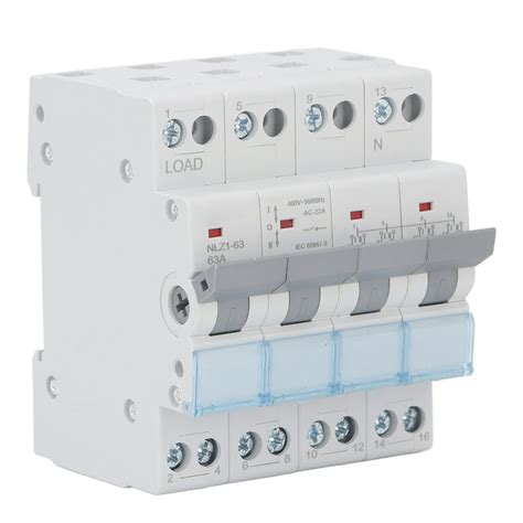 Interruptor De Transferencia Manual De Doble Potencia 400vac 63a