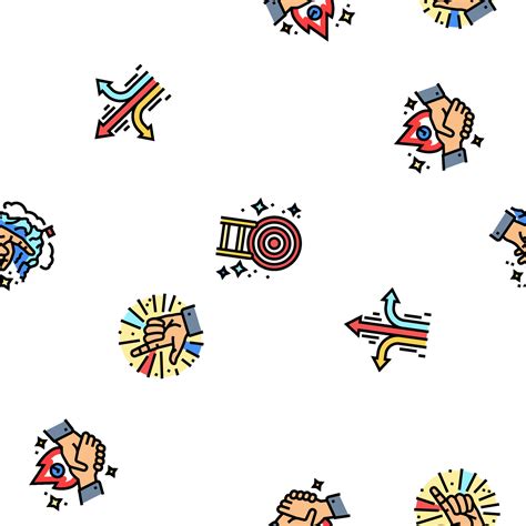 Motivation Succes Challenge Vector Seamless Pattern 32515928 Vector Art