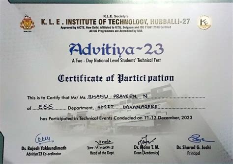 bhanu praveen n on linkedin technicalfest engineering innovation learning networking