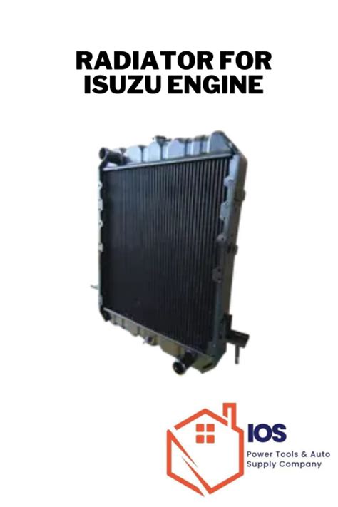 Radiator For Isuzu 4ba1 4bc1 4bd1 4be1 4bc2 Engine Copper 24 Height