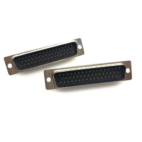 10db Db50 3 Row Lyuk Nő Férfi D Sub Csatlakozó Rs232 Soros Port Csatlakozó Db Adapter Vg Fixohu