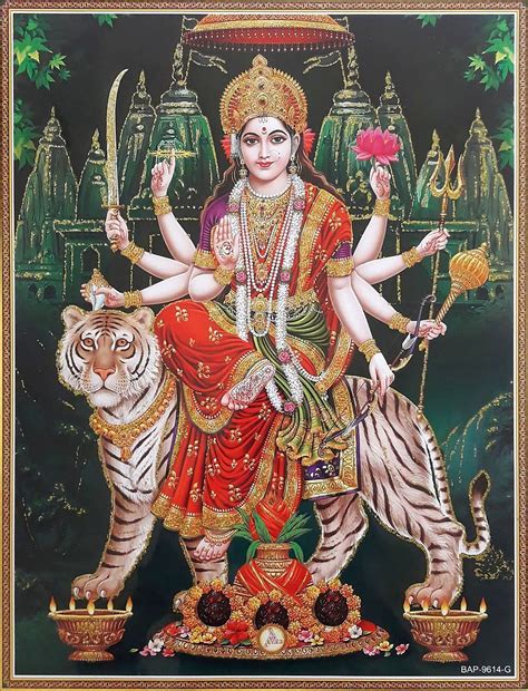 Durga Mata Via Ebay Indianash Durga Goddess Hindu Art Durga