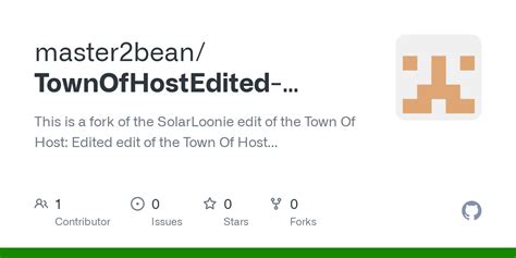 GitHub Master2bean TownOfHostEdited TOHE TSC Kirb Fork This Is A