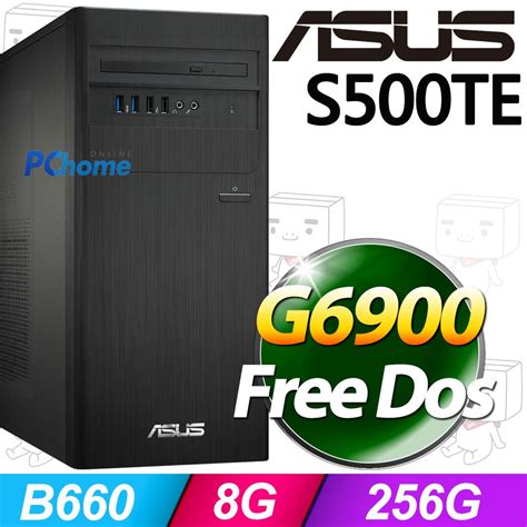 Asus 華碩 S500te系列 Celeron處理器 8g記憶體256g Ssd無作業系統電腦無鍵鼠組h S500te
