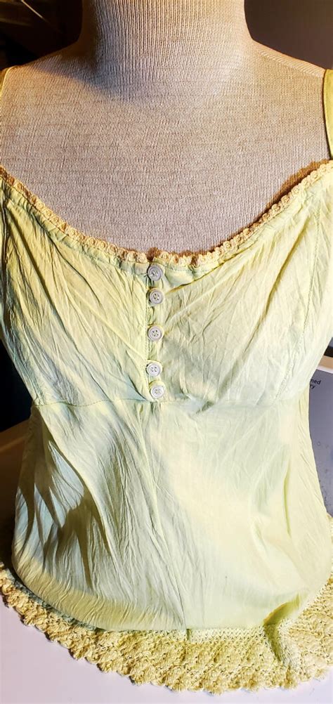 Pale Lime Green Tank Blue Violet Boutique