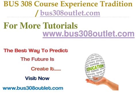 PPT BUS Course Experience Tradition Bus Outlet Com PowerPoint Presentation ID