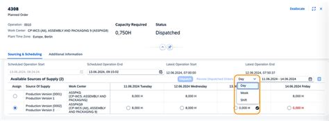 Capacity Levelling Using Capacity Scheduling Table Sap Community