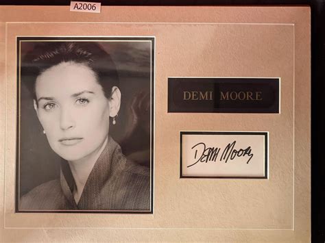 Signed Photo Demi Moore A2006