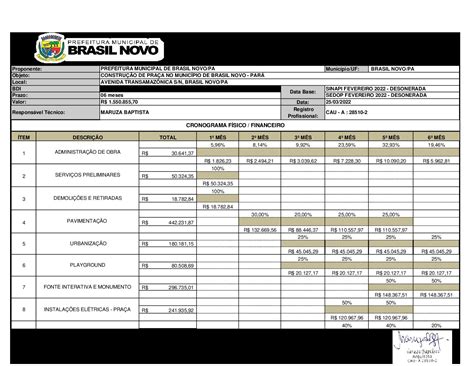 Planilha De Cronograma De Obra Fisico Financeiro Exce Vrogue Co
