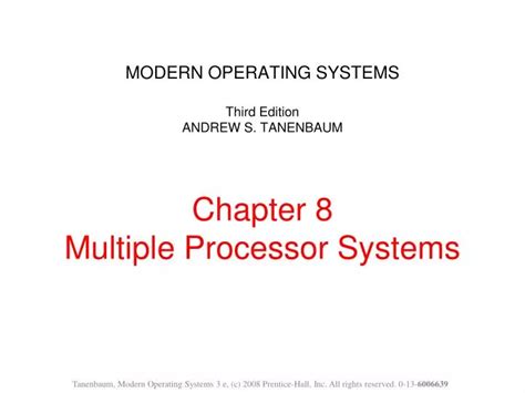 Ppt Modern Operating Systems Third Edition Andrew S Tanenbaum