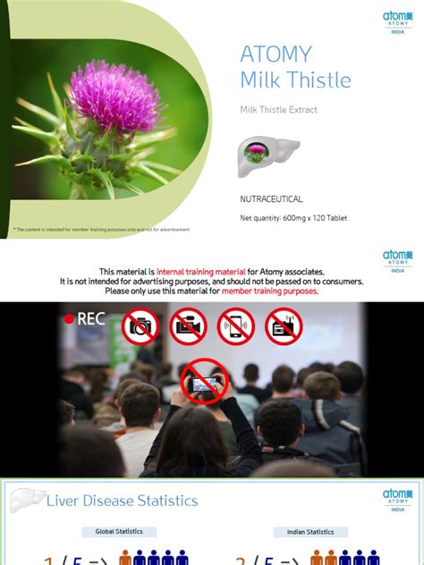 Milk Thistle Product Presentation Pdf Liver Cirrhosis