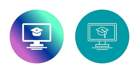 icono de vector de curso en línea Vector en Vecteezy