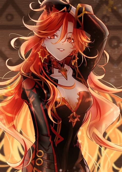 Mavuika Genshin Impact Drawn By Shoufuji Danbooru