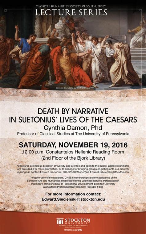 The Classical Humanities Society Of South Jersey Interdisciplinary